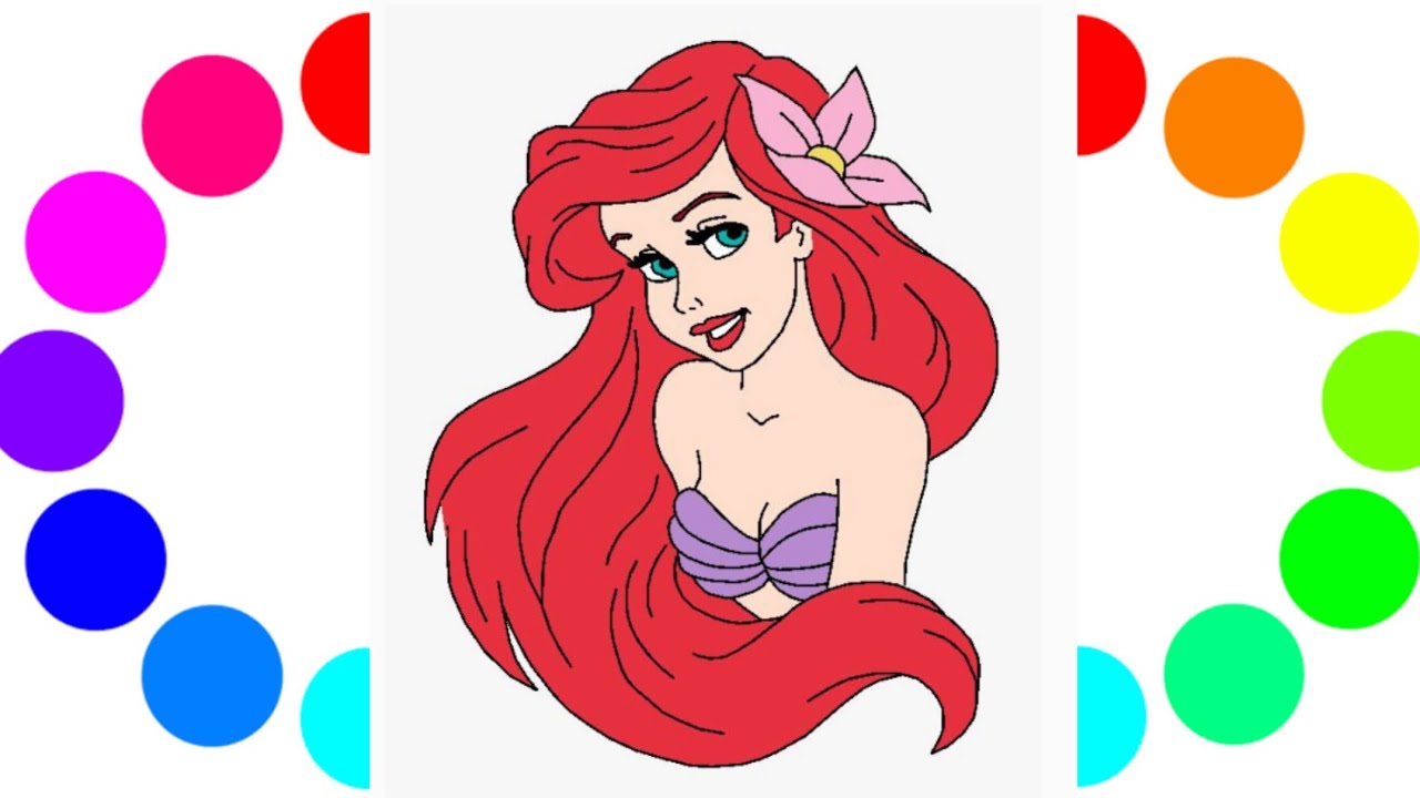 How to Draw Ariel The Little Mermaid - YouTube