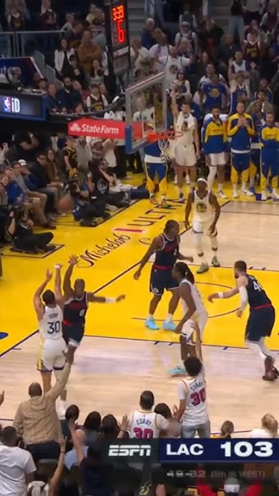 Steph Curry Navigating, Circling to his Spot and Ties the Game 💦 #nba #warriors #stephencurry ...