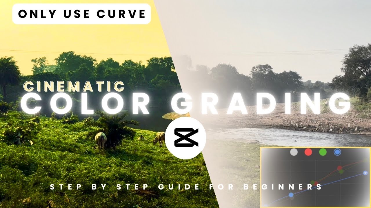 Cinematic Color Grading in CapCut with Curve Tools Only I Step-by-Step ...