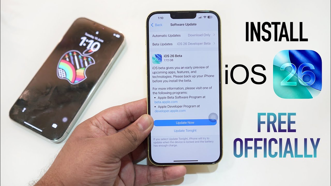 iOS 26 Developer Beta FREE Download – Official & Safe Method! - YouTube