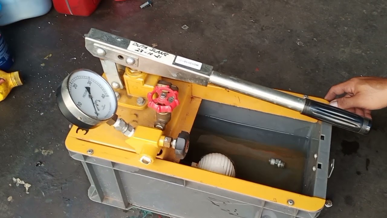 cara menggunakan testpump manual - YouTube