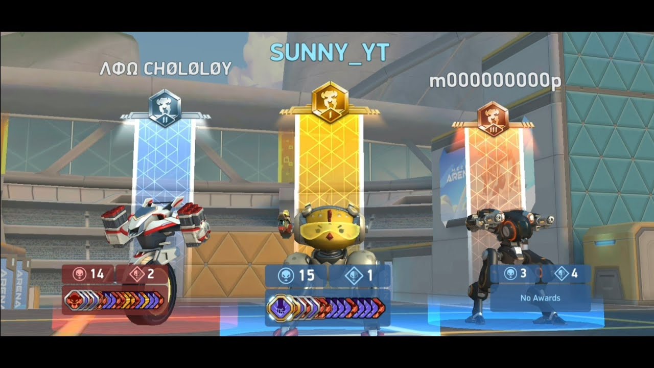 Lancer the invincible Sniper, Mech Arena - YouTube