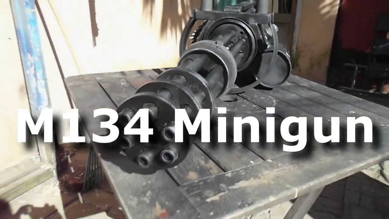 Contruyendo: Minigun Casera - YouTube