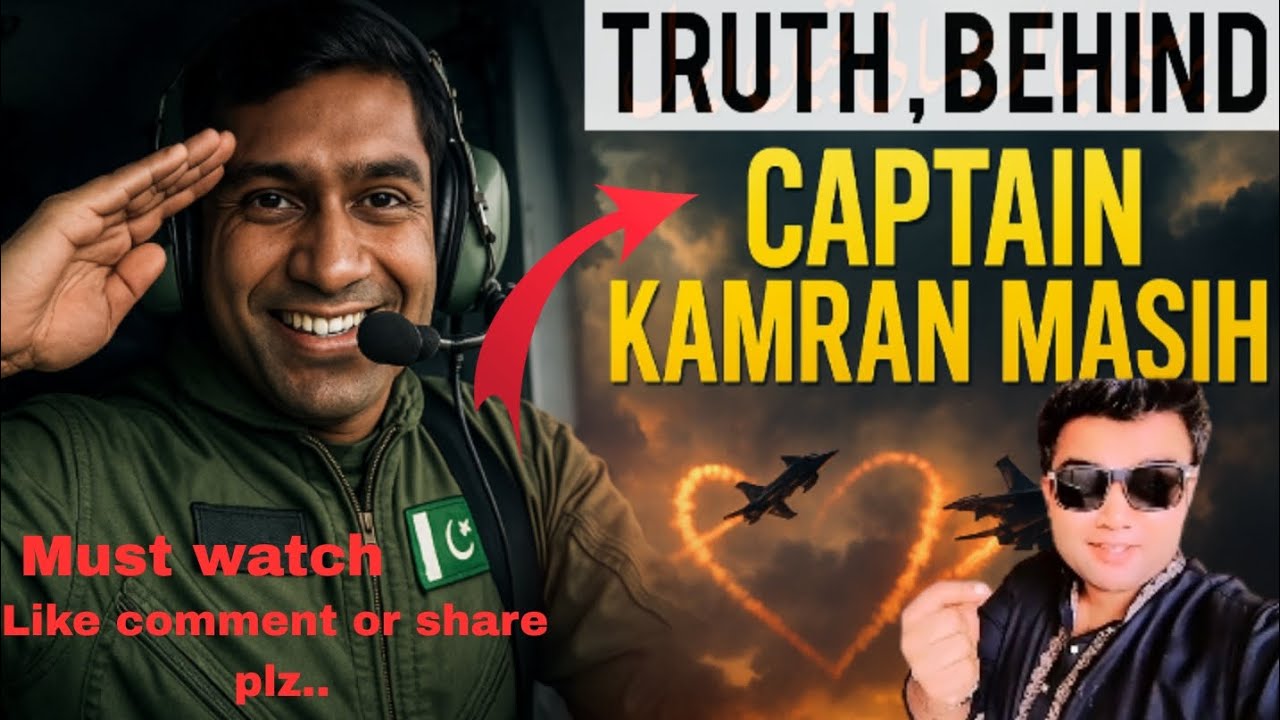 Captain Kamran Masih ️🇵🇰 | Pakistan ka Christian Fighter Pilot? 😱 Truth ...