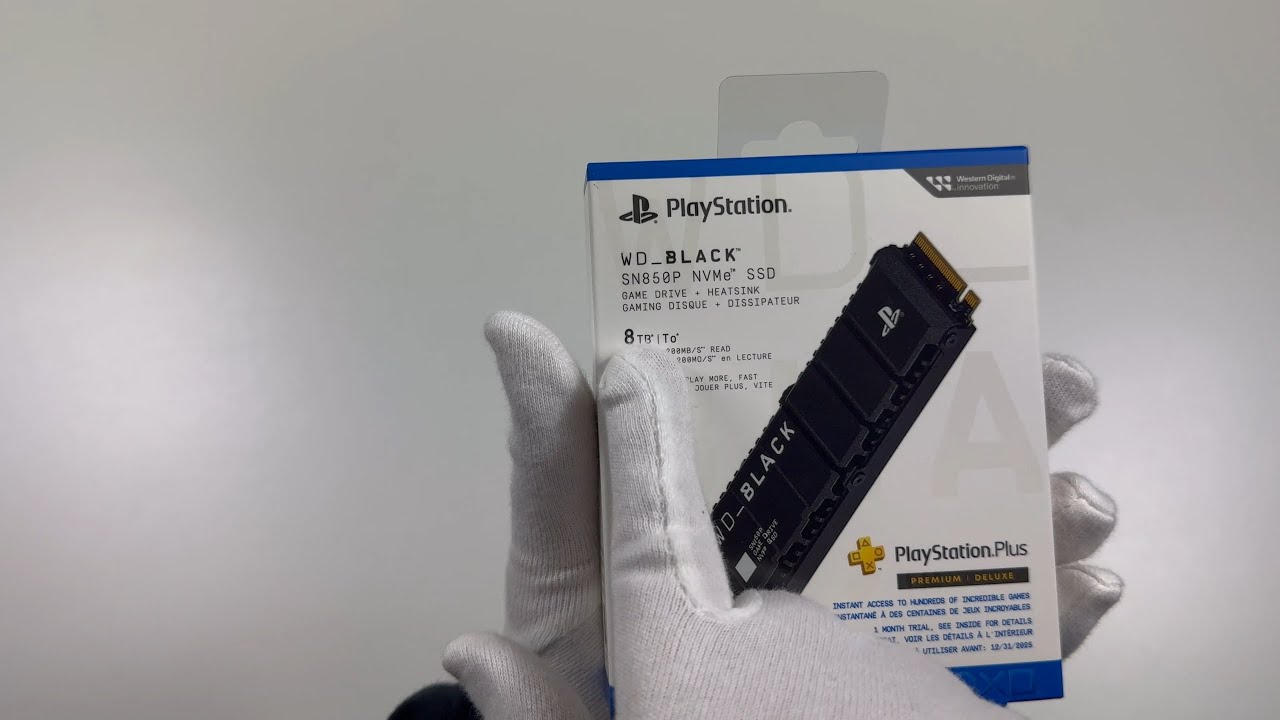 WD_BLACK SN850P 8TB NVMe (Officially Licensed PlayStation 5 Pro) ASMR ...