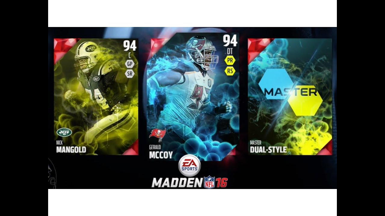 How To Complete Dual Style Master in Madden 16 Ultimate Team Gameplay ...