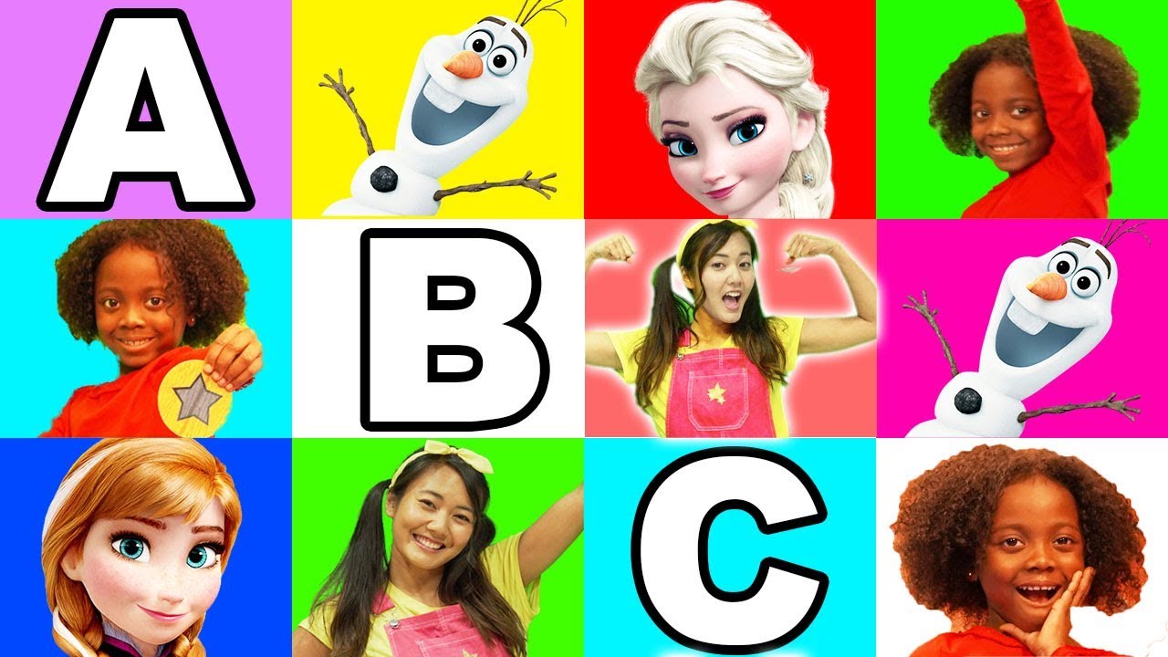 GIANT FROZEN GAME BOARD with Disney Elsa and Olaf | Toy Game Show - YouTube