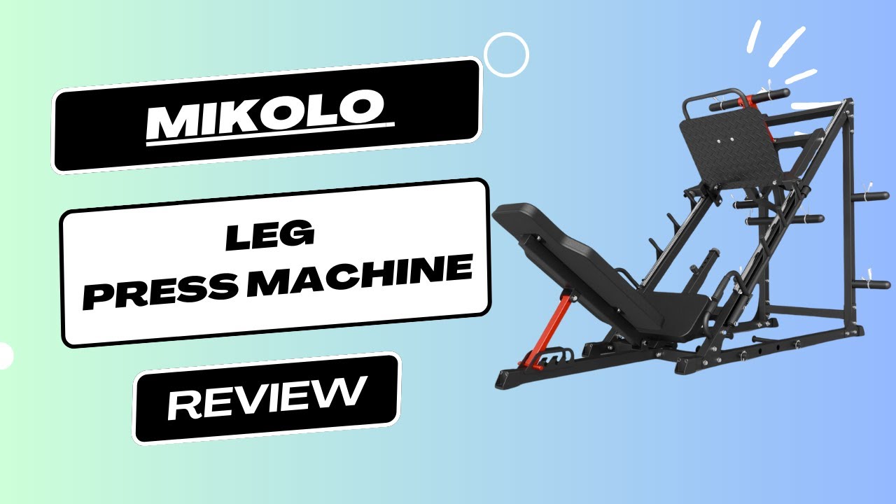 Mikolo Leg Press Machine Review | A Gym-Quality Workout at Home - YouTube