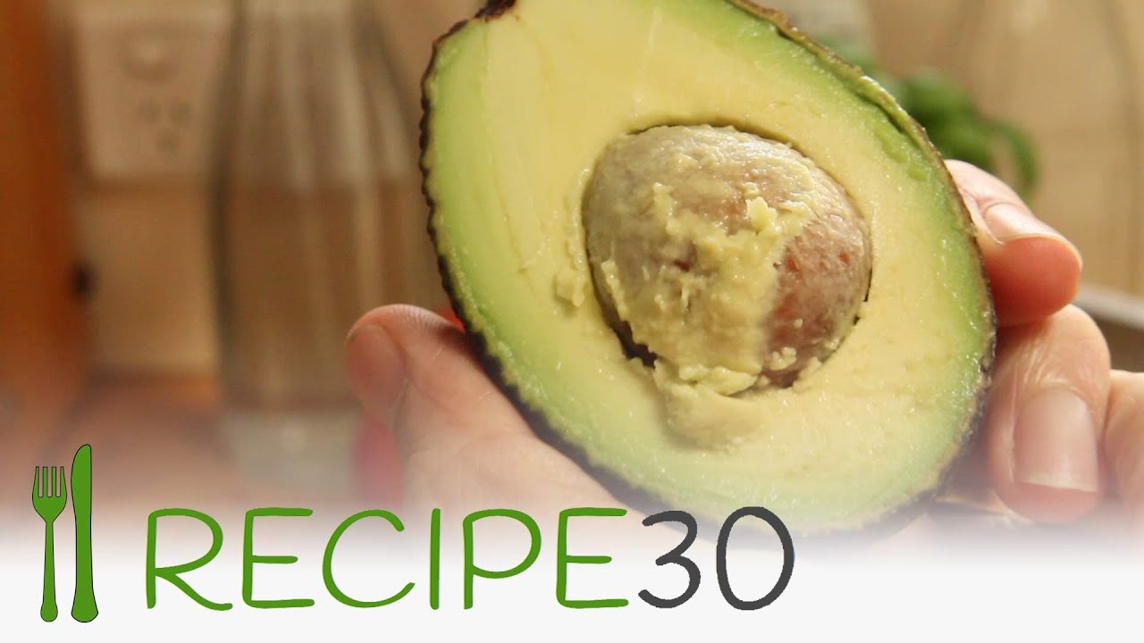 How to stone, peel and cut an avocado - YouTube