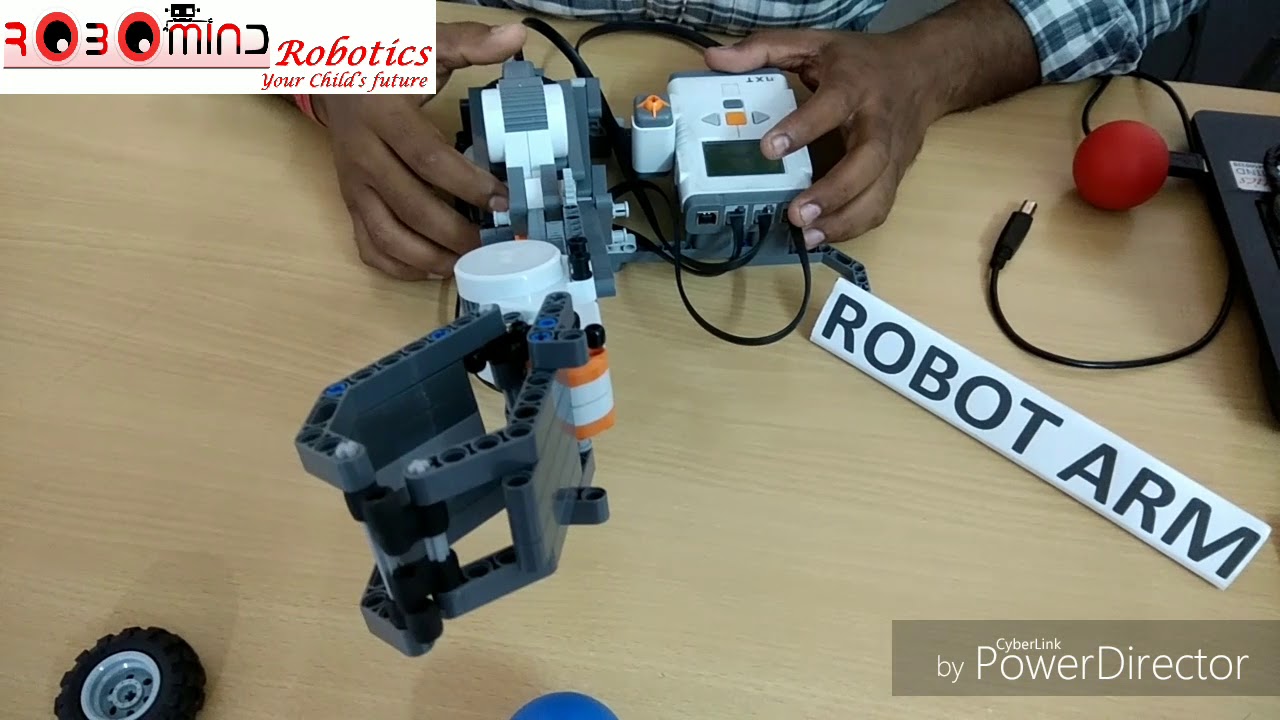 NXT-ROBOT ARM.... LEGO 9797 KIT:Robomind - YouTube