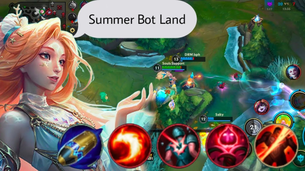 Summer Bot Land 😎 / Seraphine Gameplay S12 - YouTube