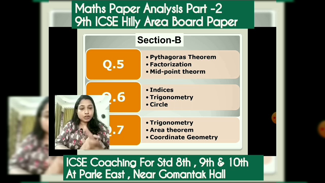 #ICSE Maths Paper Analysis of 9th std - YouTube