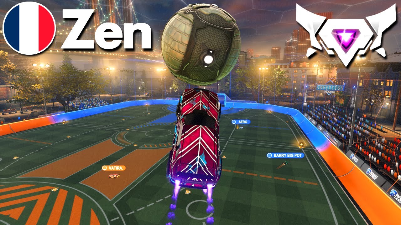 1 HOUR of ZEN Rocket League Gameplay (SSL 2v2) - YouTube