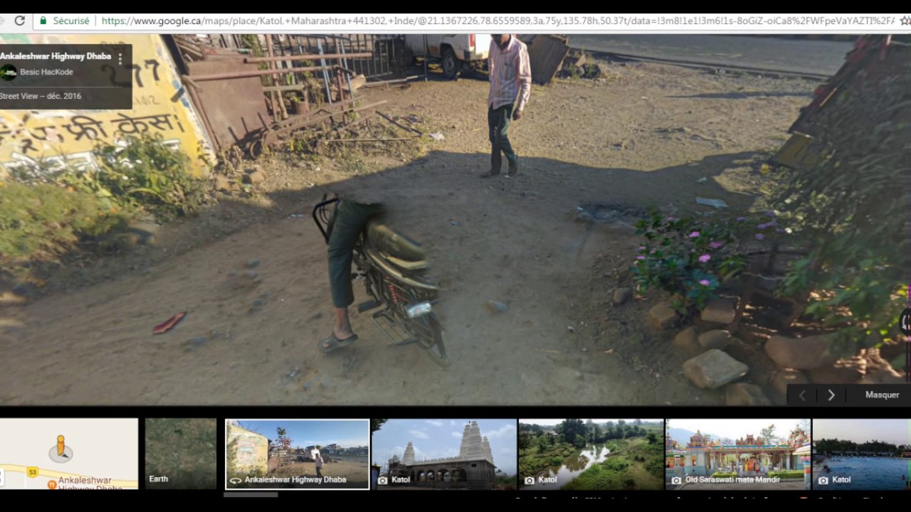 Google Maps strange image in street view!!! 100% Real - YouTube