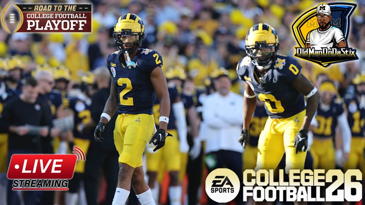 🔵〽️ Michigan Monday! | Let's Win A Natty | EA Sports College Football ...