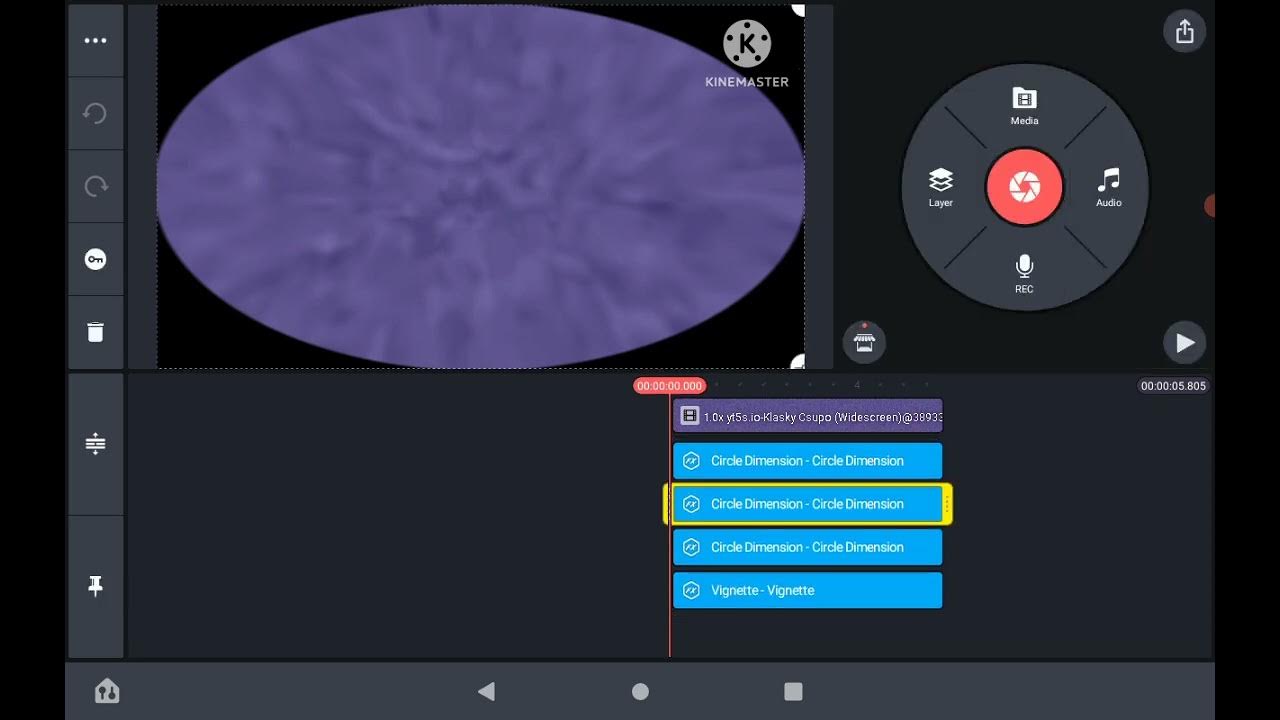 How To Make Blind Pinch/Punch On Kinemaster - YouTube