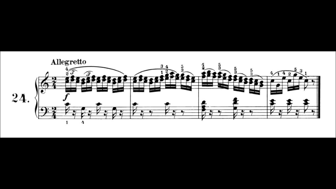 Czerny Op.261 No.24 Piano Etude Exercise - YouTube