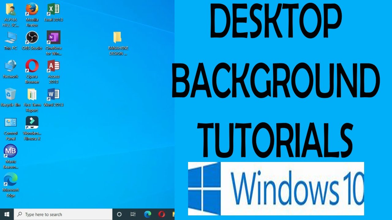 Introduction to Windows Interface I Windows 10 Desktop background - YouTube