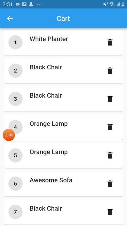 Add to cart in local database Sqlite (Flutter) - YouTube