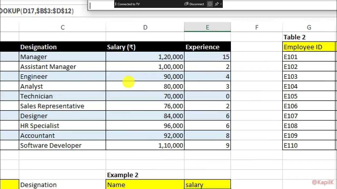 Excel Lecture 7 | Vlookup Functions | NMD Pvt Ltd. Data Analytics Courses, Pune | DA18 Batch ...