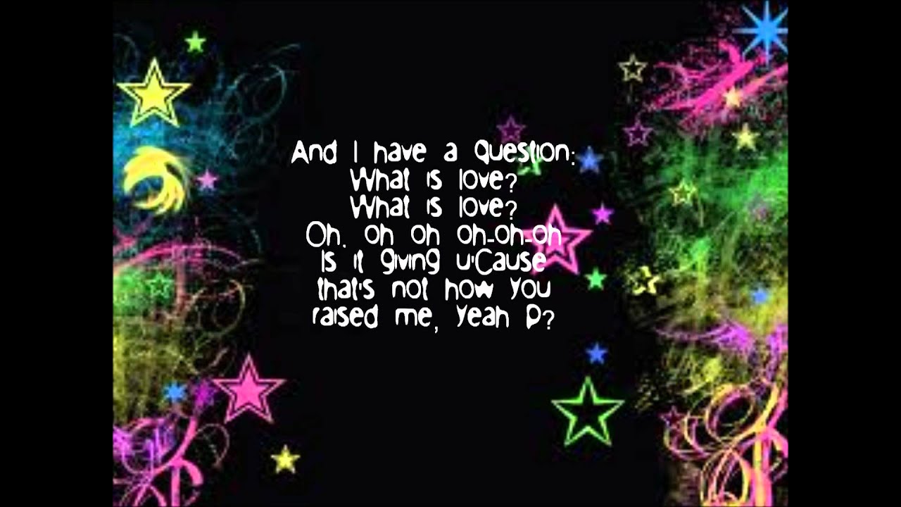 what is love lyrics - YouTube
