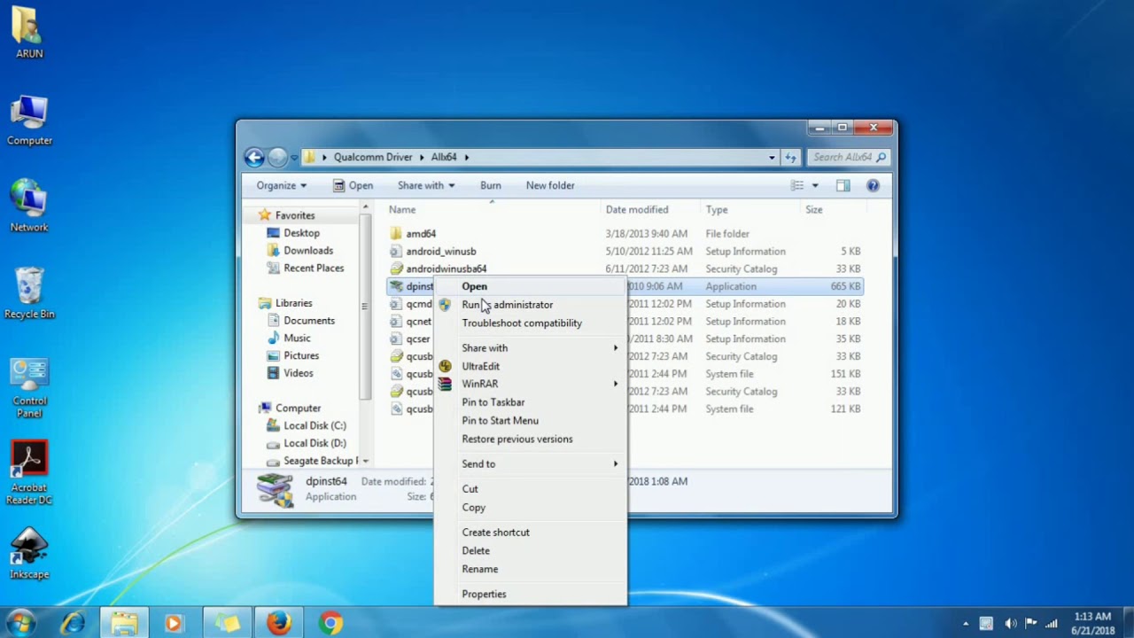 All in one Qualcomm Driver Install Windows7/Vista/8/8.1/10 - YouTube