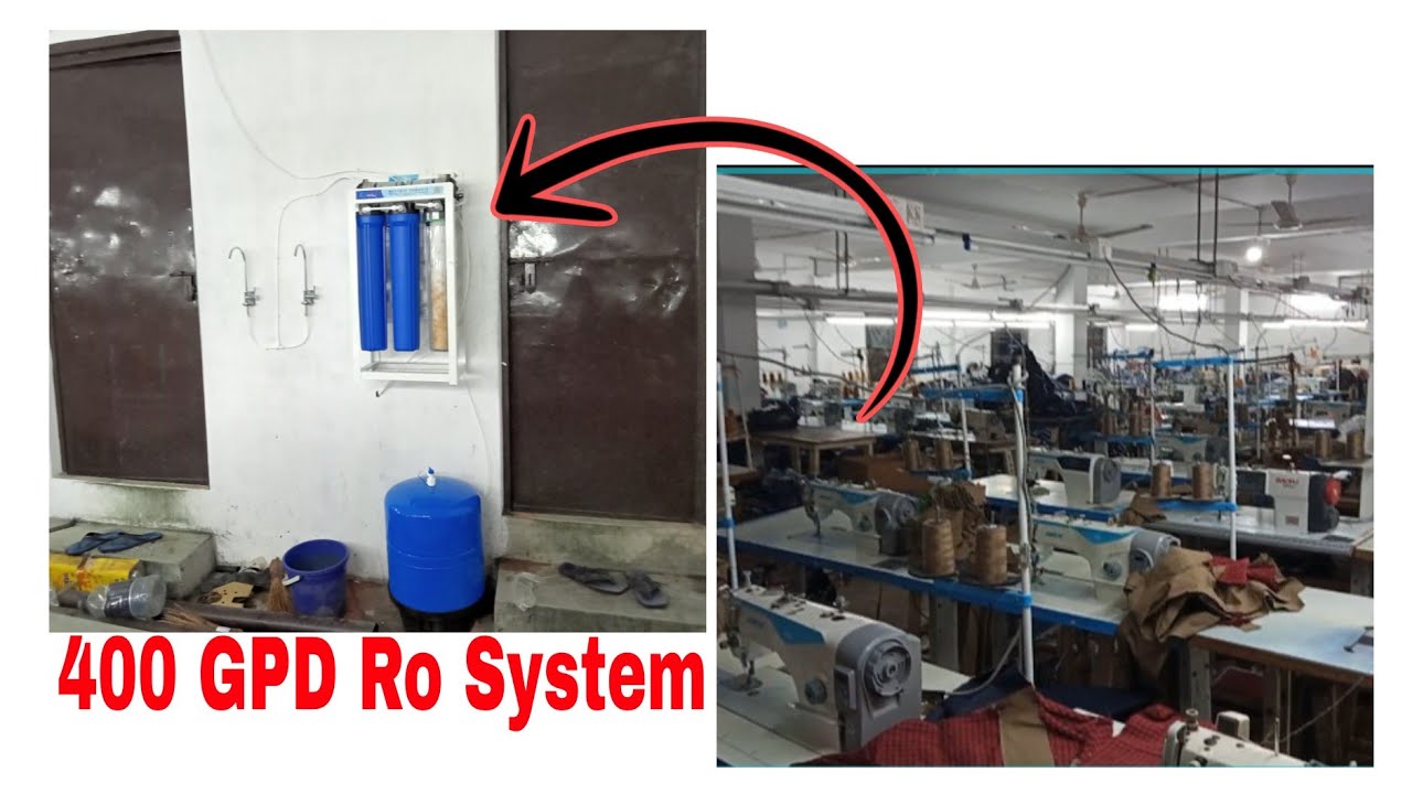 400 GPD Ro System Technology. / garments project. - YouTube