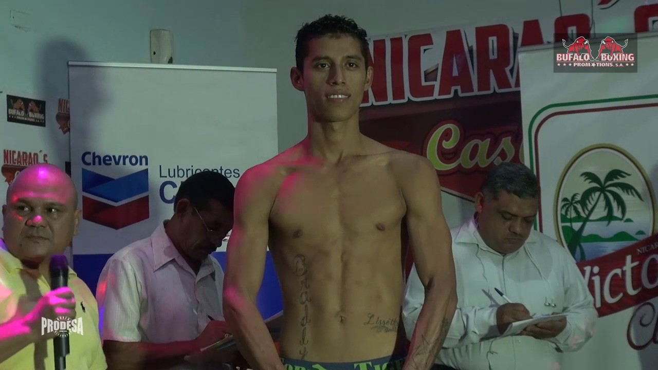PESAJE OFICIAL- Yader Cardoza vs Alexander Taylor 2 - Bufalo Boxing ...