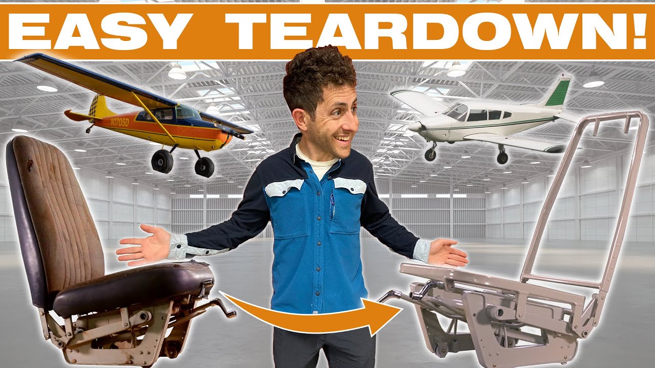 How To Replace Your Aircraft Seats - Teardown & Frame Prep - YouTube