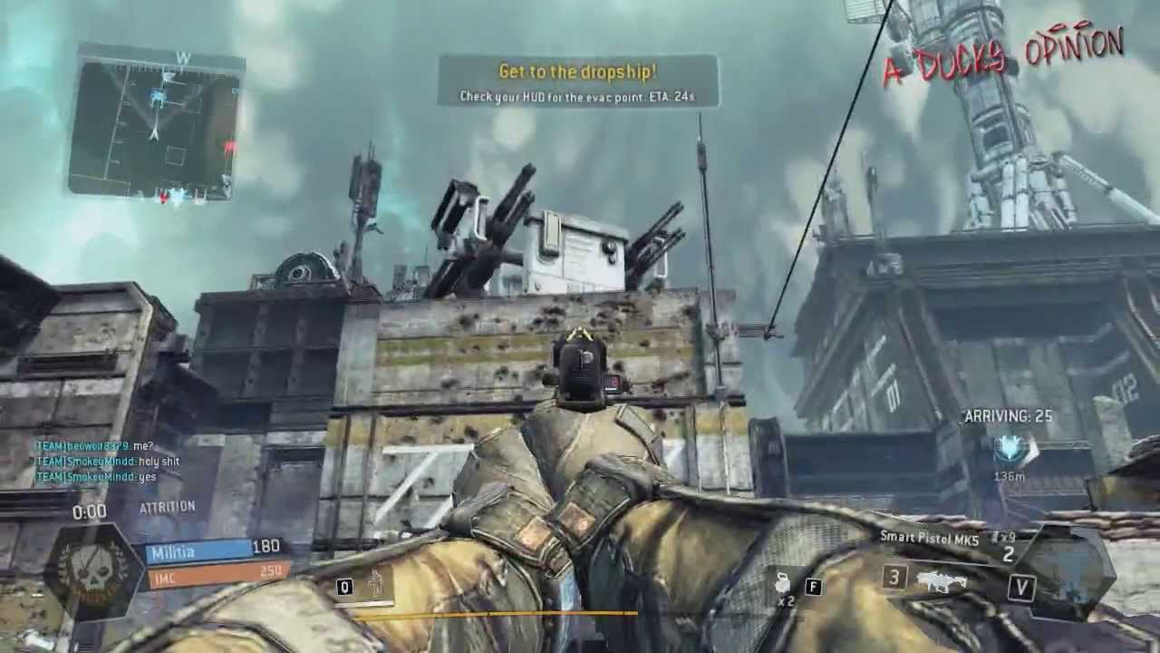 Titanfall: "Training Grounds" How To Hack The Enemy's Heavy Turret ...