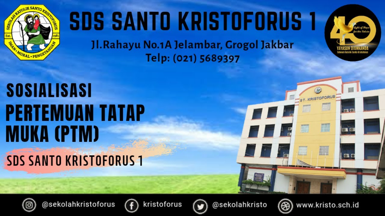 SOSIALISASI PTM SDS SANTO KRISTOFORUS 1 TAHUN 2022 - YouTube