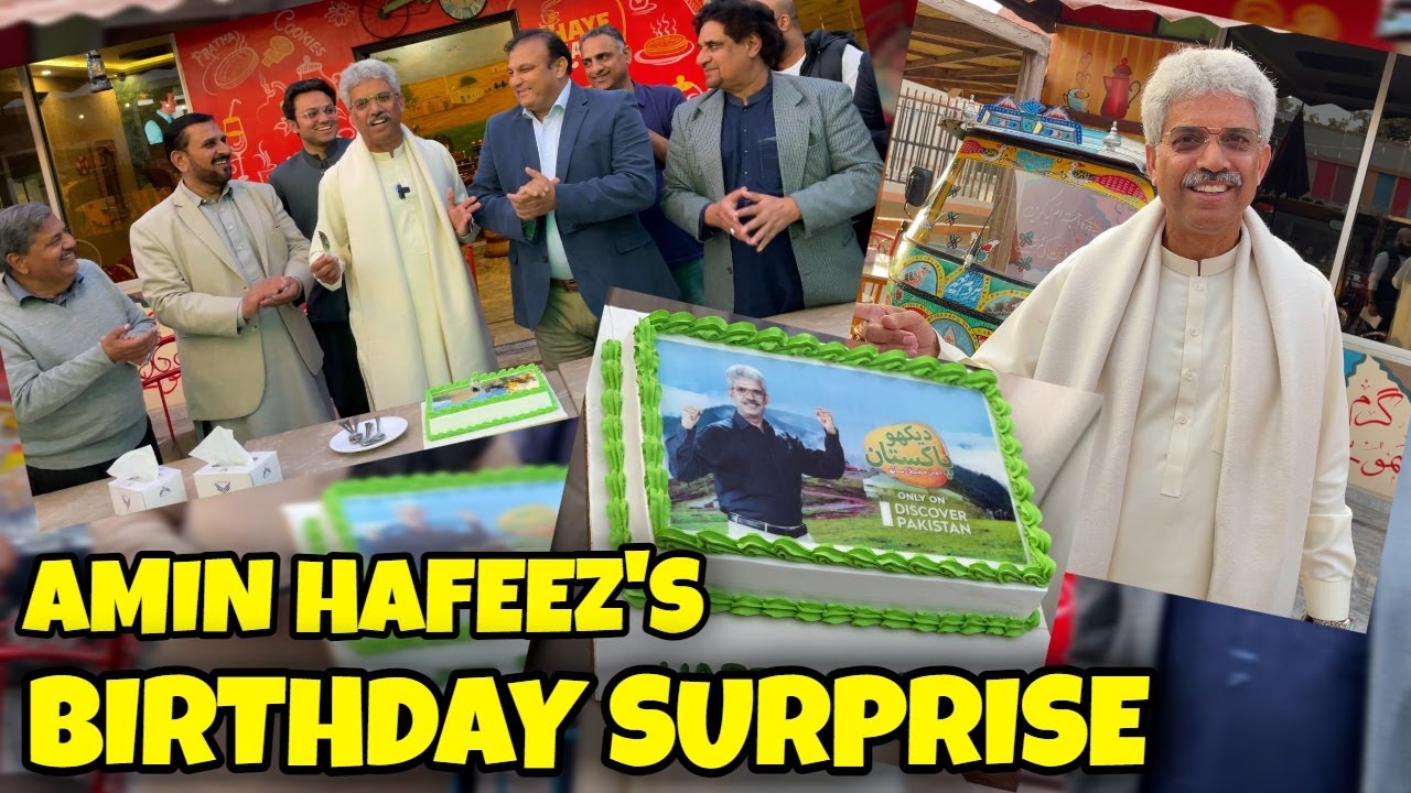 CELEBRATING AMIN HAFEEZ'S BIRTHDAY! - YouTube