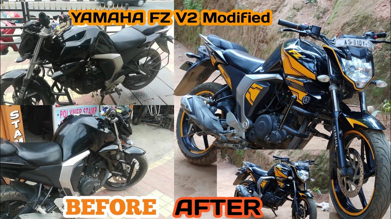 YAMAHA FZ V2 Modified - YouTube