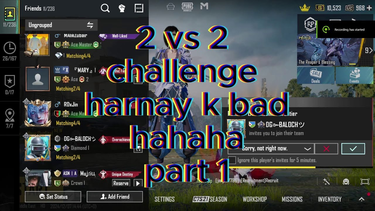 2 vs 2 challenge harnay k bad hahaha Funny video - YouTube