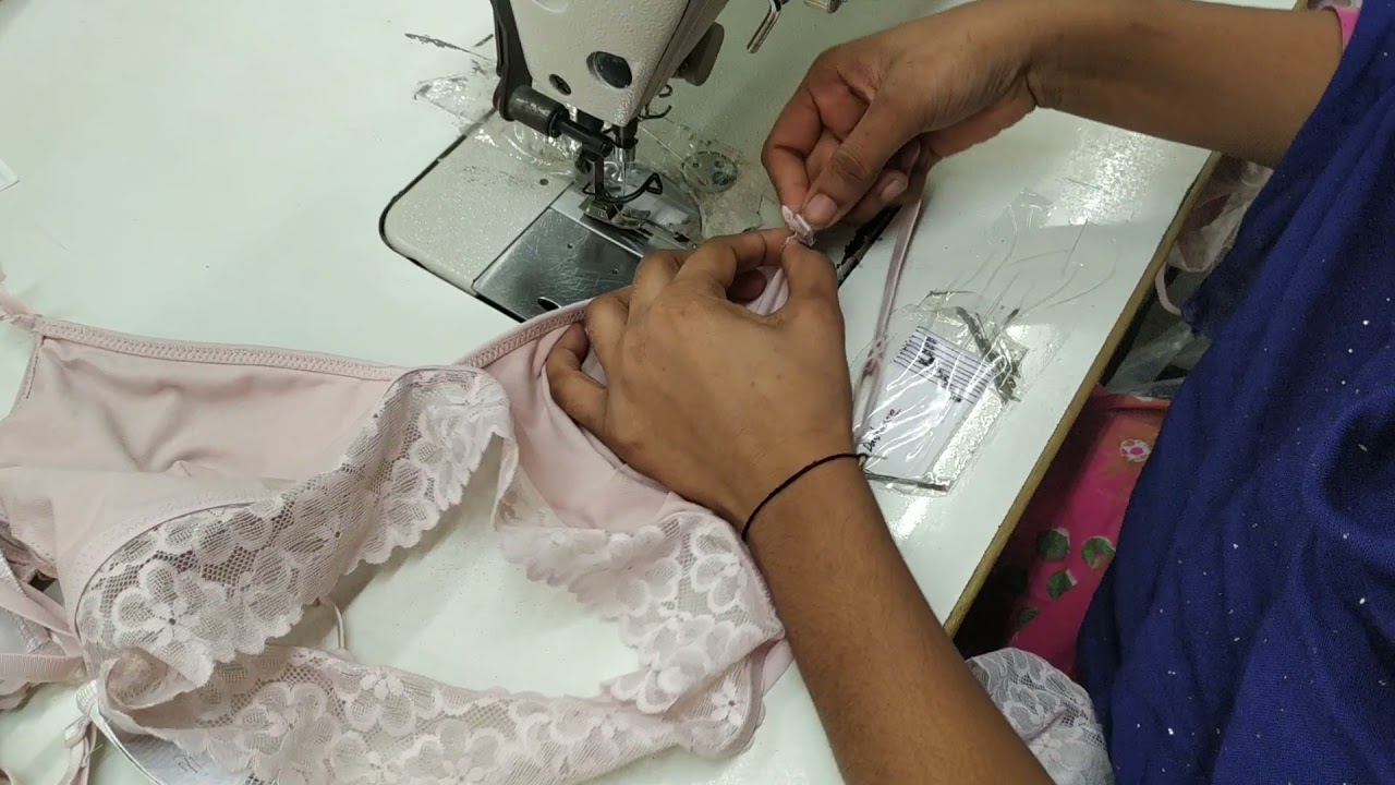 Apex Point Close tack | Bra Making | Express Media Plus - YouTube