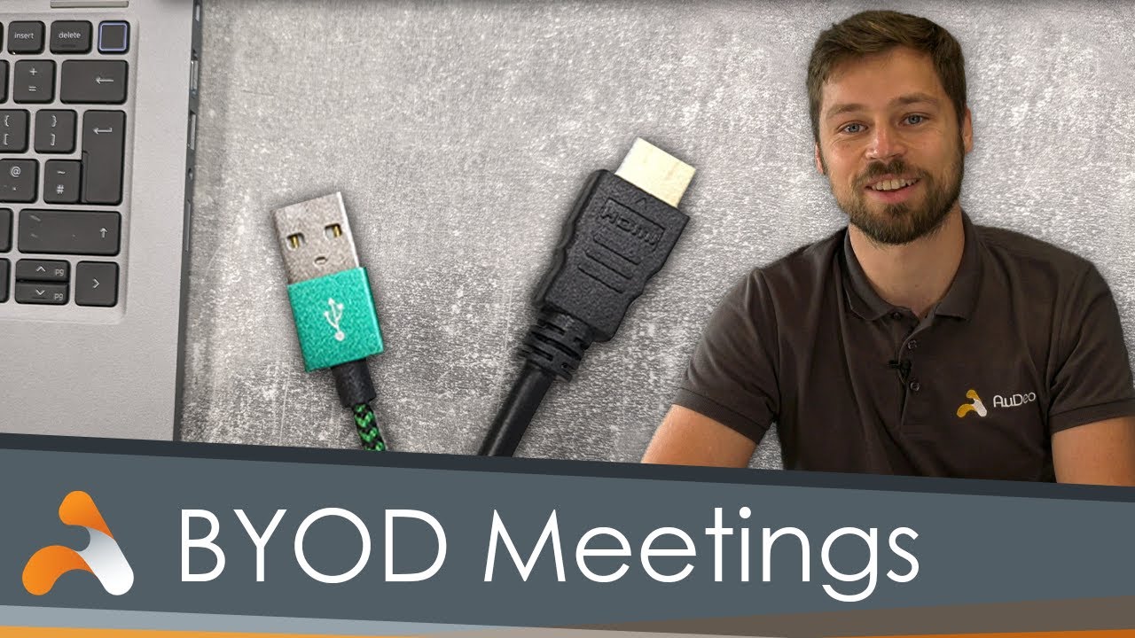 BYOD Meetings - Connecting Your Laptop - YouTube