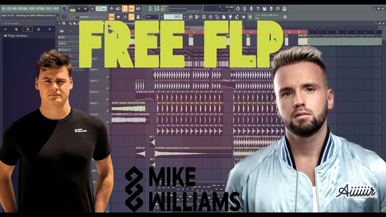 Topic & A7S - Breaking me (Mike Williams Remix) FL STUDIO REMAKE + FREE ...