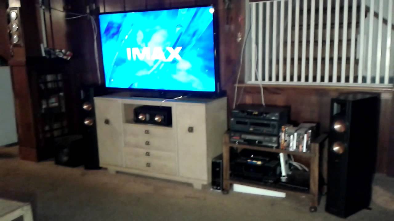2015 My Home Theater with TV Set Up - YouTube