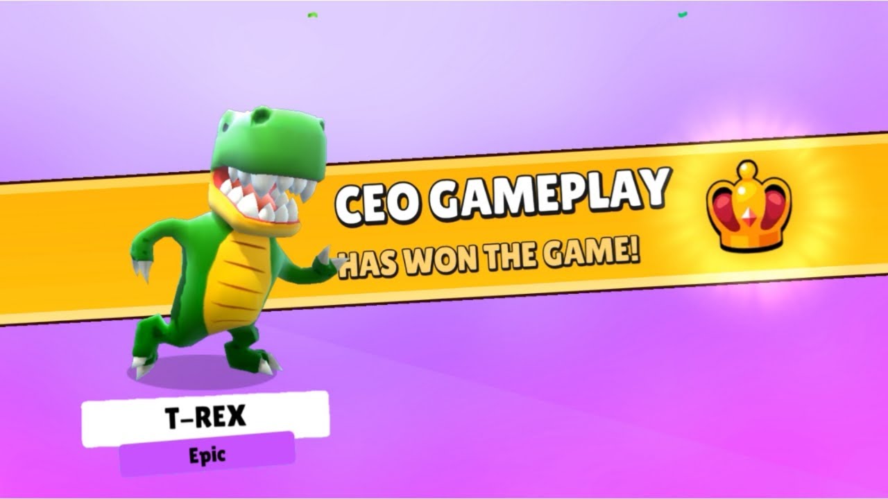 T REX FORM JURASSSIC PARK || STUMBLE GUYS GAMEPLAY HD - YouTube