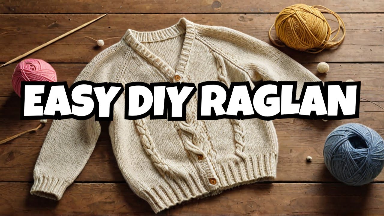 Knit the Perfect Raglan Sweater - Easy & Stylish DIY Tutorial - YouTube