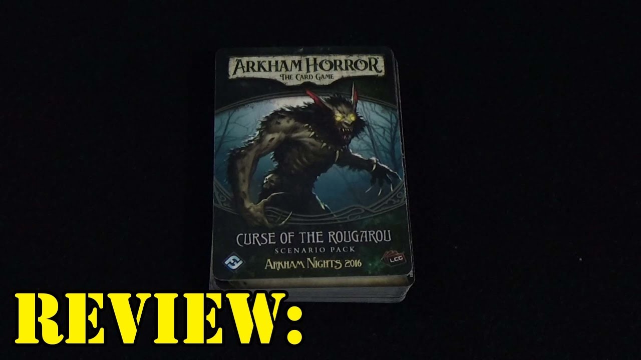 Arkham Horror TCG Curse of the Rougarou Review - YouTube
