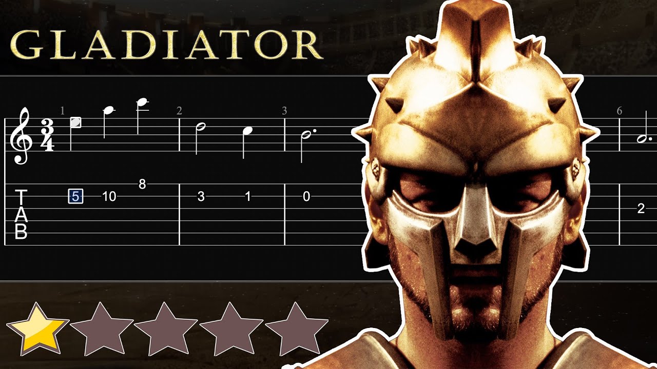 Honor Him - Gladiator Easy Guitar Tab for Beginners [ FREE TABS ] - YouTube