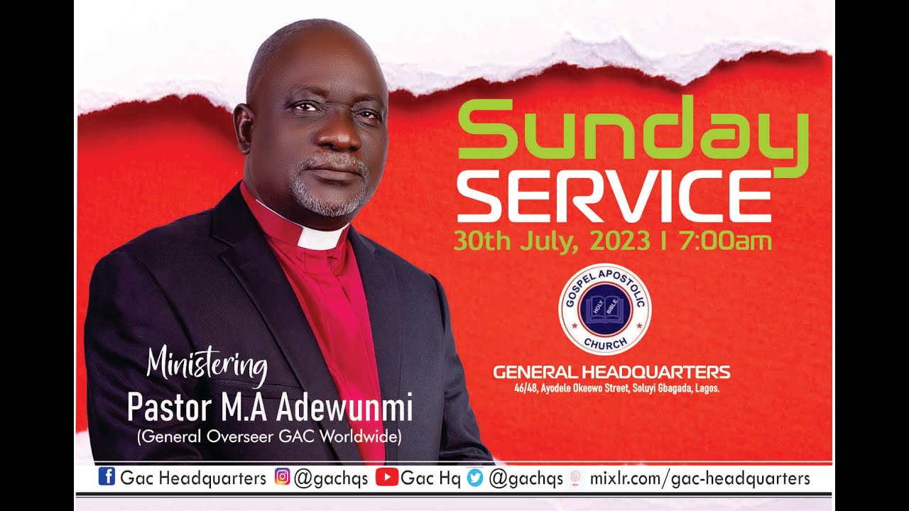Sunday Service | Topic: I Have Surely Seen The Affliction Of My People ...