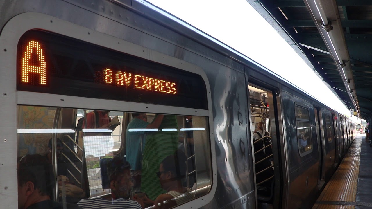 R179 (A) Train at Rockaway Blvd - YouTube