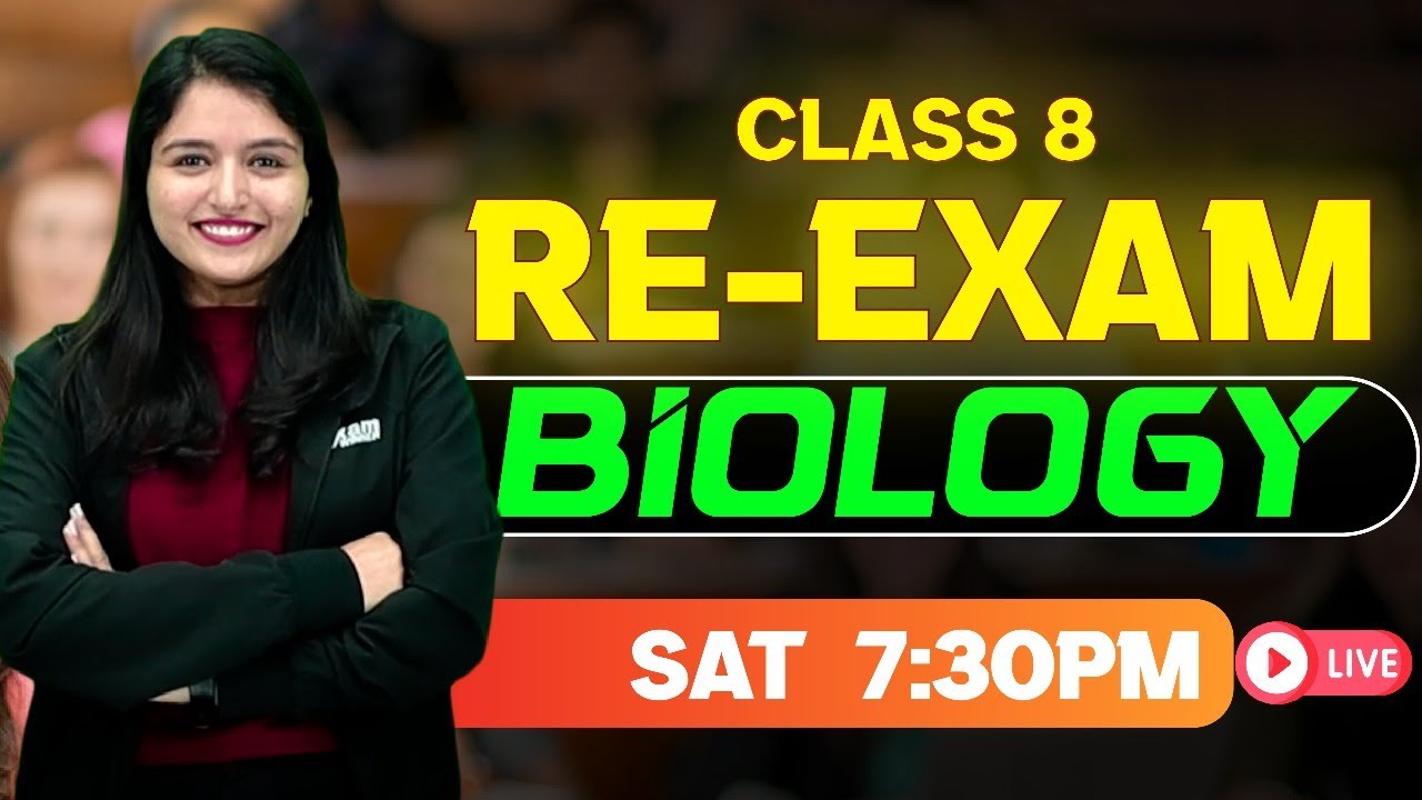 Class 8 Biology | Re-exam Booster Session | Exam Winner - YouTube