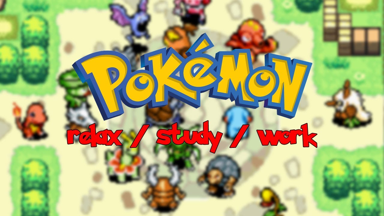 Relaxing Pókemon video game music calms your mind for study, work ...