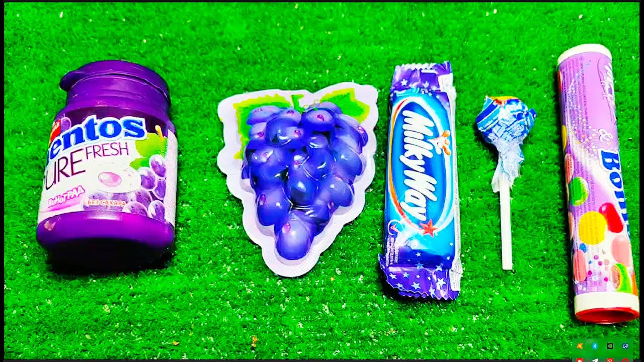 Satisfying ASMR video 🌈Mixing Rainbow Fruit Candy | Relax opening ...