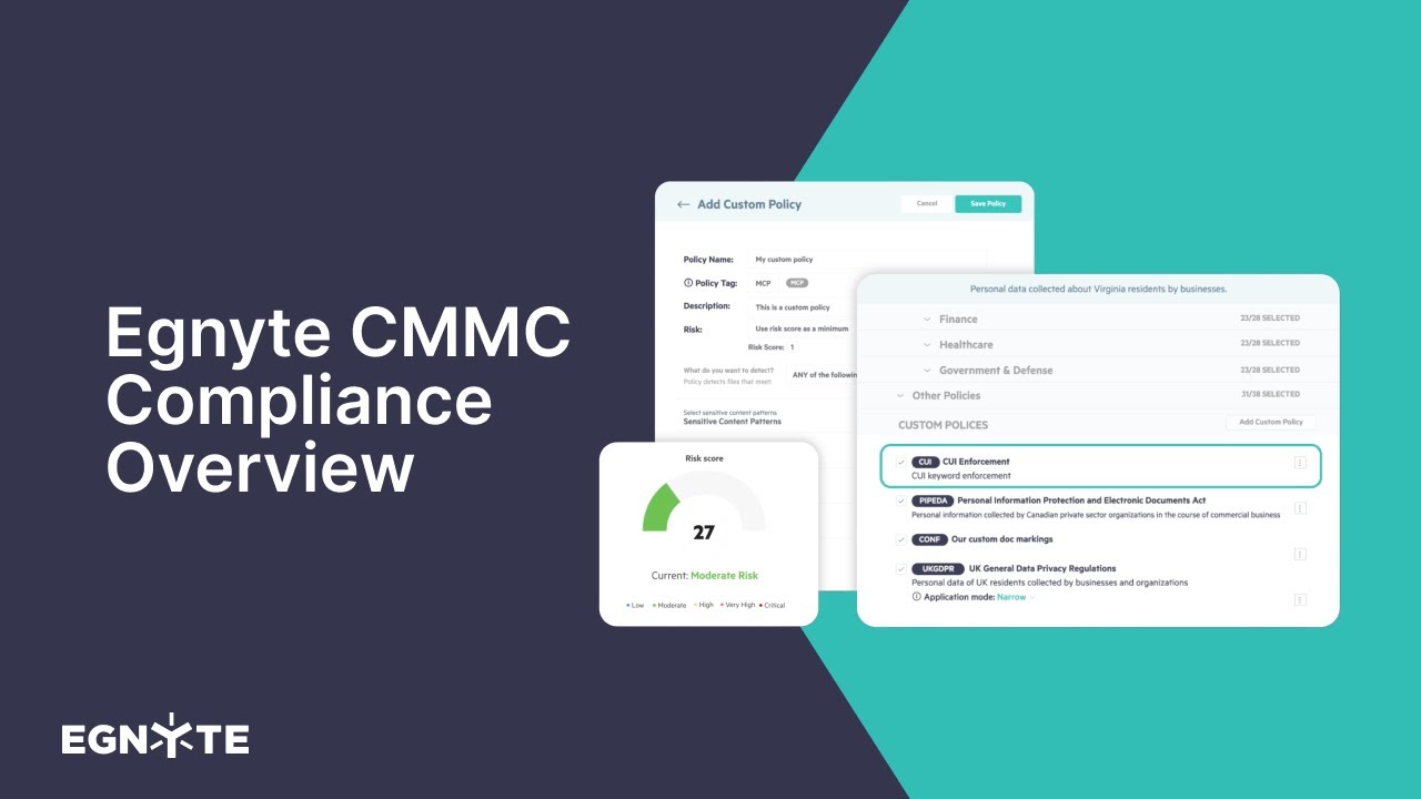 Egnyte CMMC Compliance Overview - YouTube