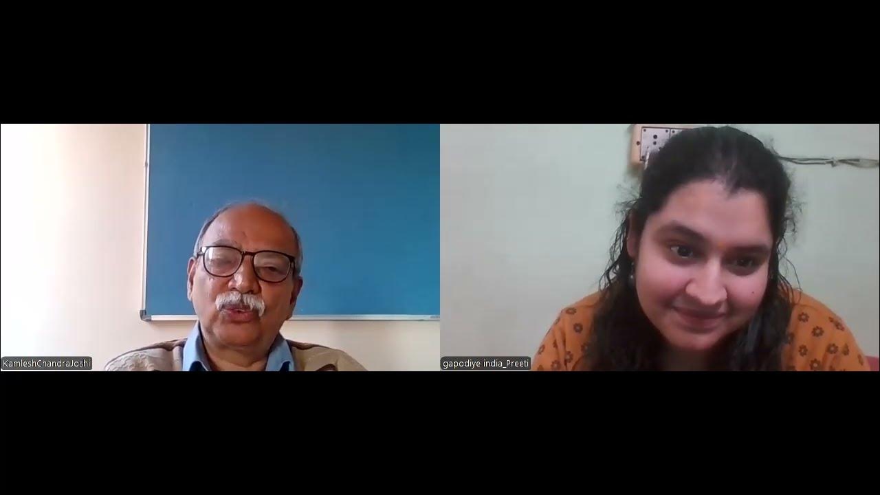 Gapodiye India in Conversation with Mr. Kamlesh Joshi( गपोड़िए की कमलेश जोशी जी के साथ खास ...