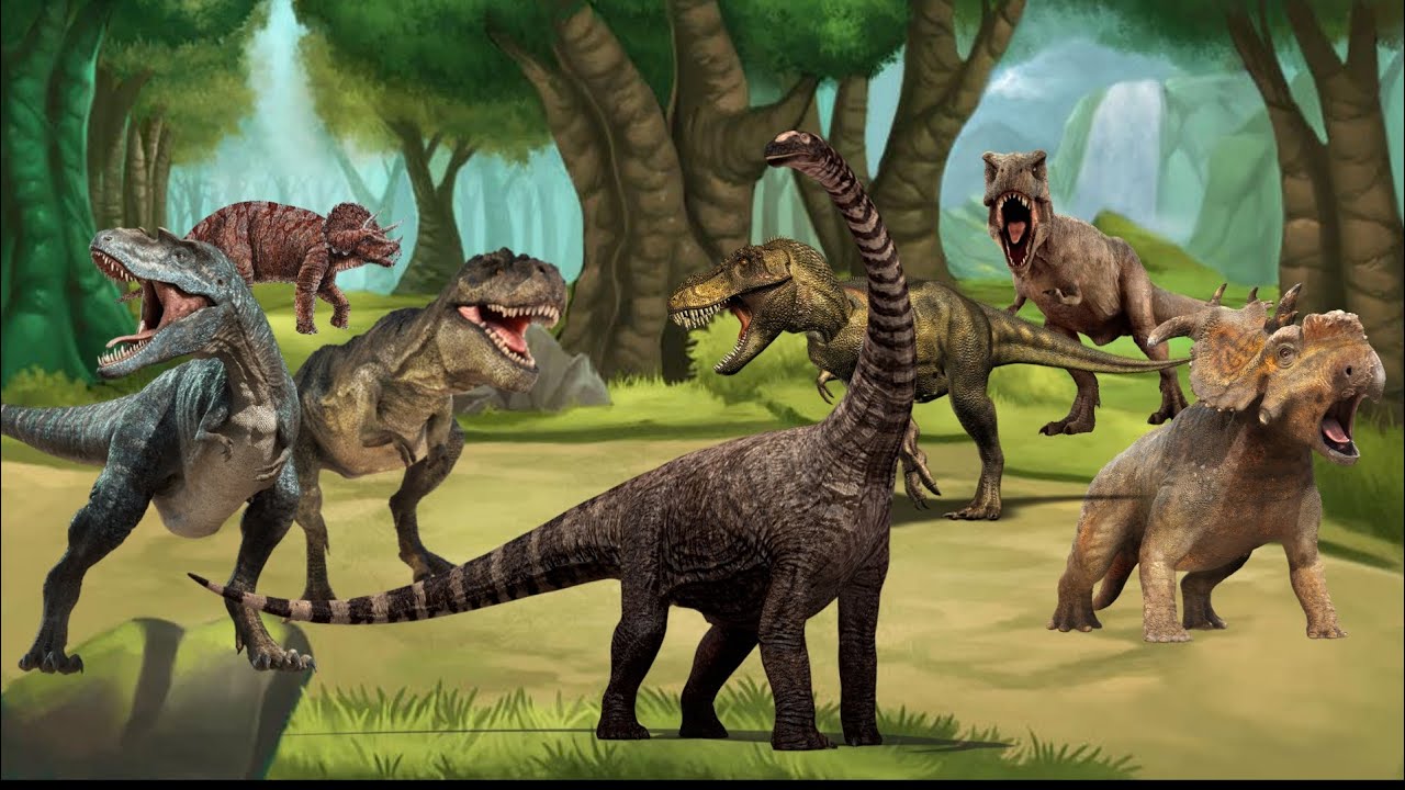 MENCARI GAMBAR T-REX YANG BENAR?MENGGABUNGKAN GAMBAR T-REX!!! - YouTube